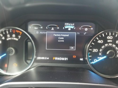 How To Find 2015 2020 F 150 Door Key Code Blue Oval Trucks