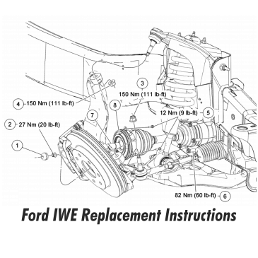 Ford IWE Replacement Instructions - Blue Oval Trucks