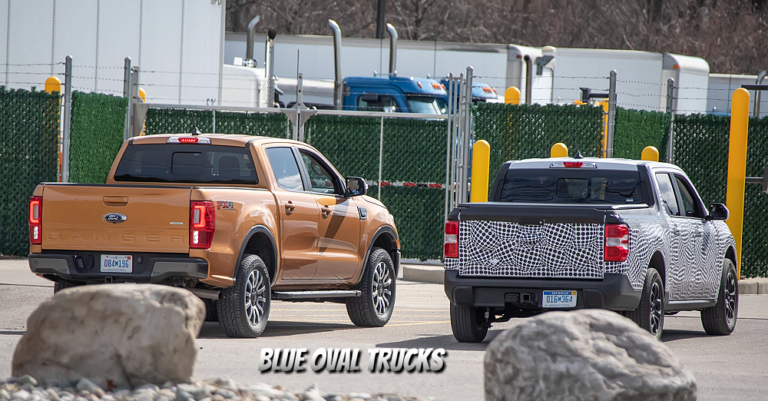Ford Maverick vs New Ford Ranger Size Comparison - Blue Oval Trucks